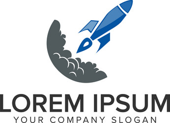 Rocket sky logo Royalty Free Vector Image - VectorStock