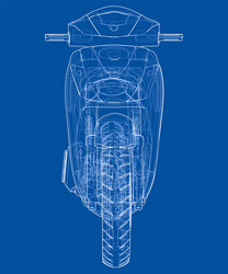 Scooter Blueprint Vector Images (over 100)