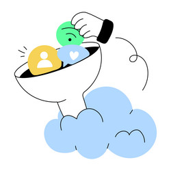 Traffic conversion Royalty Free Vector Image - VectorStock