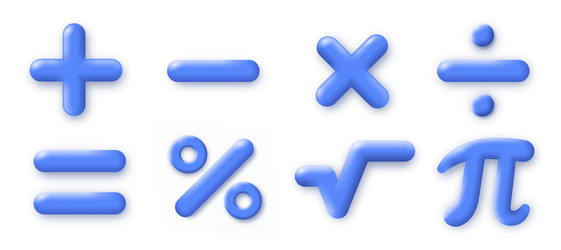 Simple Math Equations Clipart