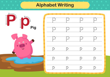 Education number for kids with 9 happy pig Vector Image
