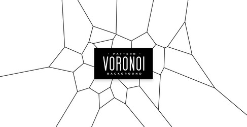 Voronoi pattern abstract texture background Vector Image