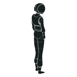 Spaceman Silhouette Vector Images (over 1,500)