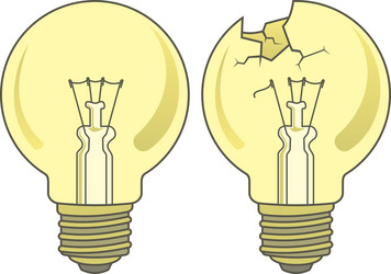 Broken Light Bulb Vector Images (over 1,100)