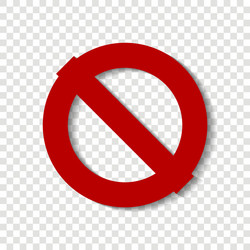 Red Circle Cross Out Vector Images (over 450)