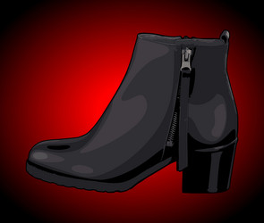 Boots template for graphic design Royalty Free Vector Image