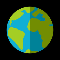 Earth planet Royalty Free Vector Image - VectorStock