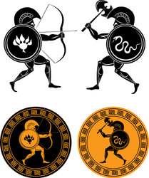 Gladiator arrows Royalty Free Vector Image - VectorStock