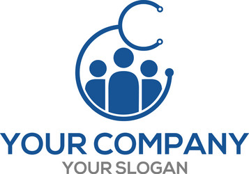 Help staff logo design Royalty Free Vector Image
