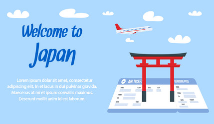 Japan Welcome Gate Vector Images (74)
