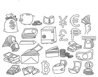 Accounting Doodle Vector Images (over 2,500)
