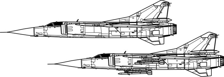 Mig 23 Vector Images (66)