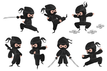 Ninja Action Poses