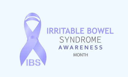 Irritable bowel syndrome ibs awareness month Vector Image