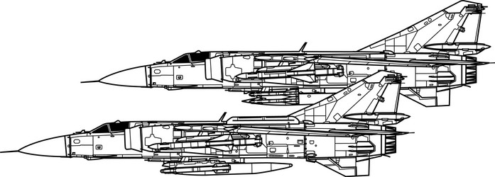 Mig 23 Vector Images (66)
