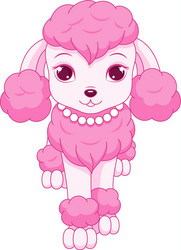 Pink Poodle Vector Images (over 200)