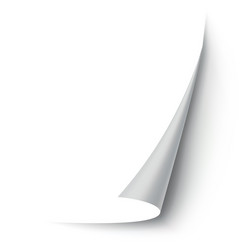 Curled paper corner curve page corner page edge Vector Image