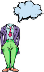 Cartoon Headless Man Vector Images (64)