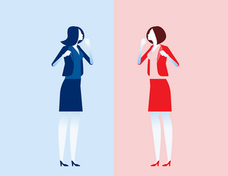 Usa vs china trade war Royalty Free Vector Image