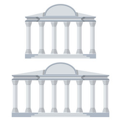 Antique columns Royalty Free Vector Image - VectorStock