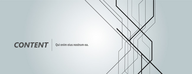 Black technology lines on banner background Vector Image