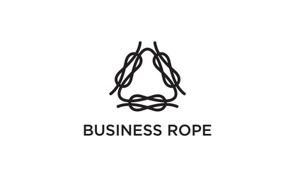 Webbing rope logo image Royalty Free Vector Image