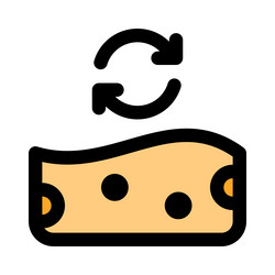 Skin refresh with a cream or lotion applied Vector Image