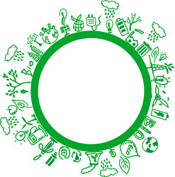 Green circle icon Royalty Free Vector Image - VectorStock