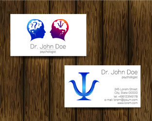 Psychology Visit Card Vector Images (over 110)