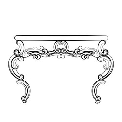 Royal table made to different dishes Royalty Free Vector