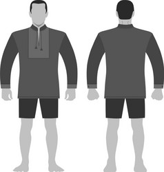 Fashion man figure Royalty Free Vector Image - VectorStock