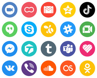 Facebook Messenger Icon Circle Vector Images (over 140)