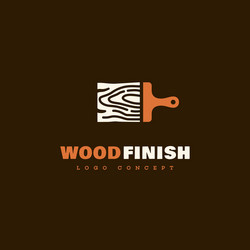Woodworking logo icon design template Royalty Free Vector