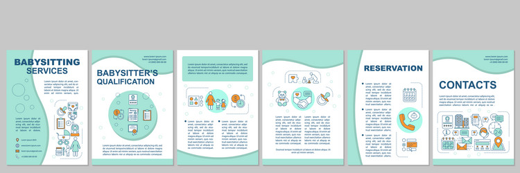 Babysitting Flyer Vector Images (17)