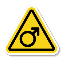 No male symbol sign isolate on white background Vector Image