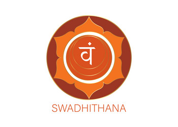 Swadhisthana chakra Royalty Free Vector Image - VectorStock