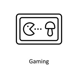Gaming solid icons simple stock Royalty Free Vector Image