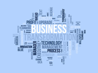 Word cloud background concept for business Vector Image