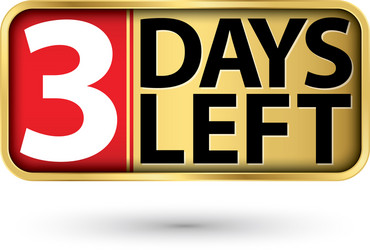 Gold clock icon Royalty Free Vector Image - VectorStock