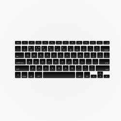 Keyboard keys stickers computer buttons Royalty Free Vector