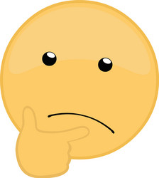Emoticon Doubt Smiley Vector Images (over 100)