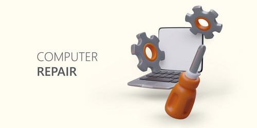 Computer Repair Banner Vector Images (over 2,700)
