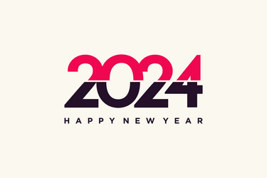 2024 logo design element with creative unique Vector Image
