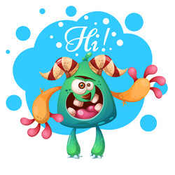 Say Hi Cartoon Vector Images (over 1,200)