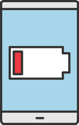 No devices rgb color icon Royalty Free Vector Image