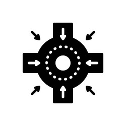 Intersection Royalty Free Vector Image - VectorStock