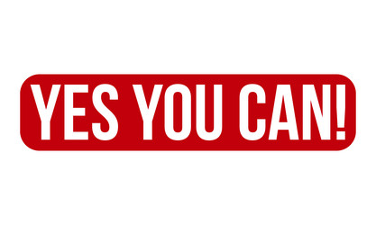 Yes you can rubber stamp red you can rubber Vector Image