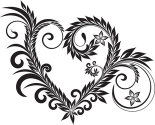 Fancy Heart Vector Images (over 3,900)