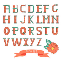 Funny letters Royalty Free Vector Image - VectorStock