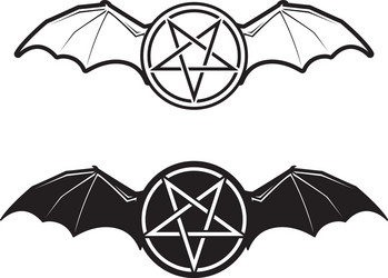 Design set with mystical symbols skull snake Vector Image